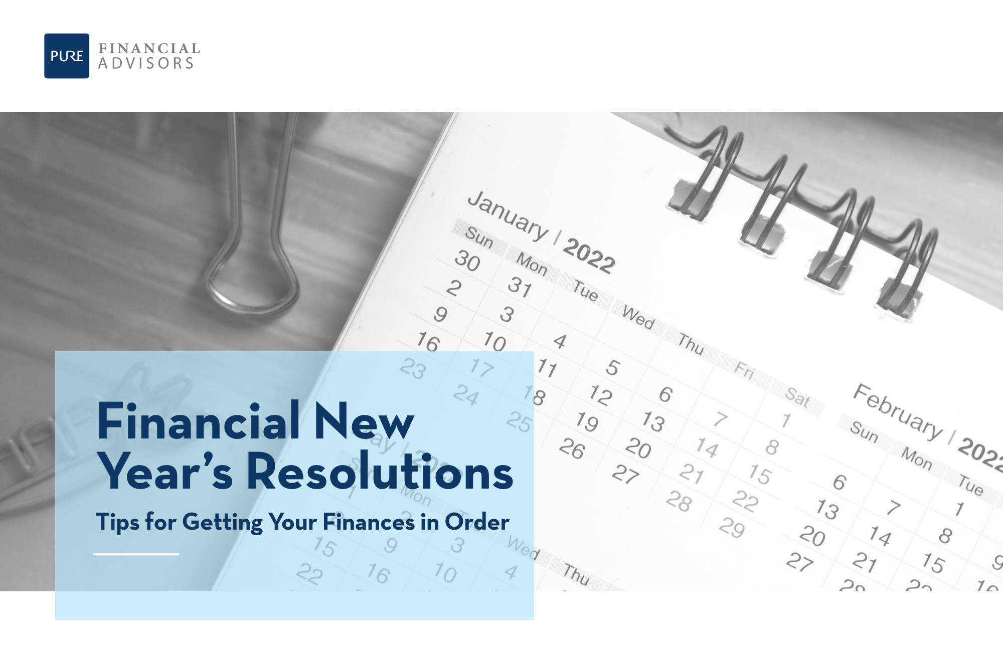 Financial New Year's Resolutions: Tips for Getting Your Finances in ...